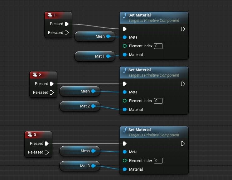 Another problem following tutorial Variable Get vs Set (character color change) - Blueprint ...